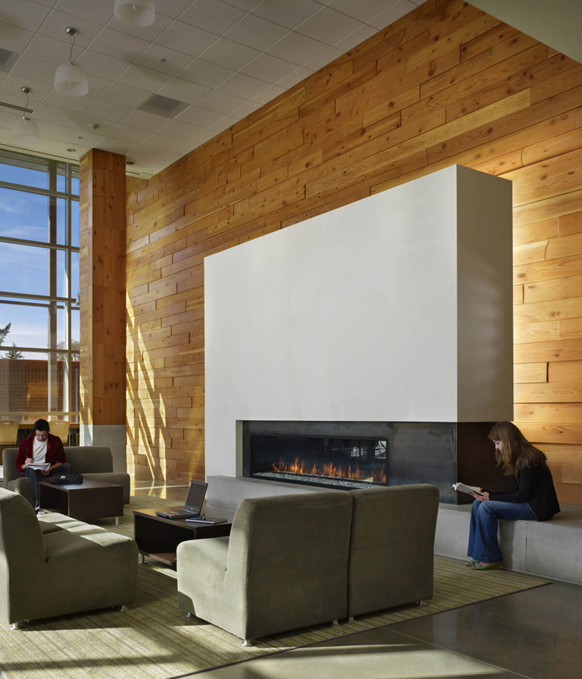 Custom Gas Fireplaces for Educational Facilities | Montigo
