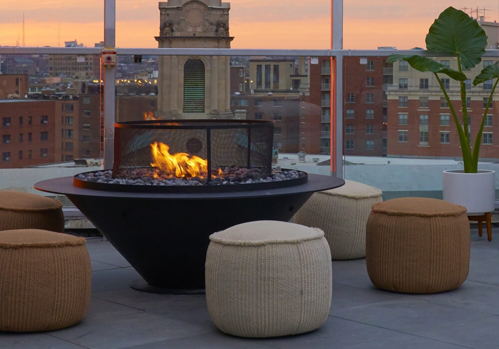 Custom Design Gas Firepit for Residential & Commercial